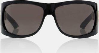 Gucci Lunettes de soleil carr&eacute;es Double G