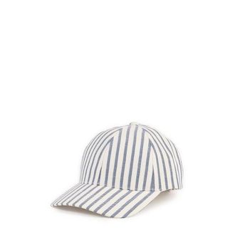 Varsity Casquette ray&eacute;e en coton