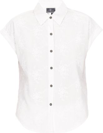 Dreimaster Dreimaster Bluse Frauen Wei&szlig;