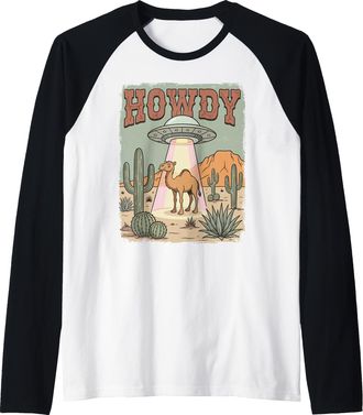 Image UFO Howdy Desert Camel Raglan