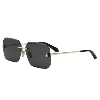 Bulgari unisex, Accessoires, Jaune, Taille: 62 MM Lunettes de soleil élégantes avec monture dorée claire