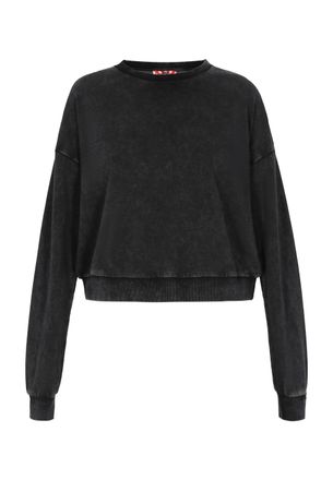 Mymo Sweatshirt f&uuml;r Damen - Schwarz