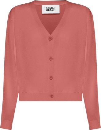 Silvian Heach Femme, Pulls, Rouge, Taille: 36 FR Agarwa Cardigan
