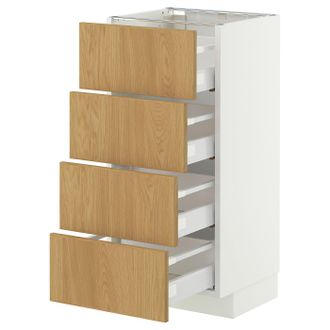 IKEA METOD / MAXIMERA Unterschr., 4 Fronten/4 Schubladen