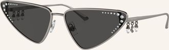 Jimmy Choo London Sonnenbrille jc4001b Mit Schmucksteinen grau