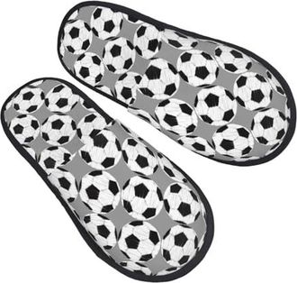 Generic Chaussures De Maison Ballons De Football (Soccer) Antid&eacute;rapantes Shoes Outdoor Pantoufles Hiver Fuzzy Pantoufles Pour Chambre &Agrave; Coucher Spa L