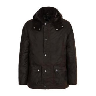 Barbour Homme, Vestes, Brun, Taille: XL Waxed Cotton Hooded Jacket