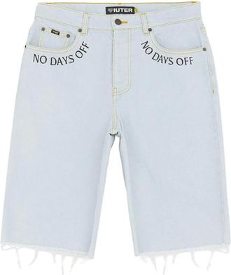 Iuter Iuter, Homme, Shorts, Bleu, Taille: W30 Pantaloncino Denim Shorts