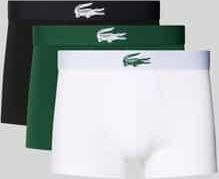 Lacoste Trunks aus Baumwoll-Mix im 3er-Pack