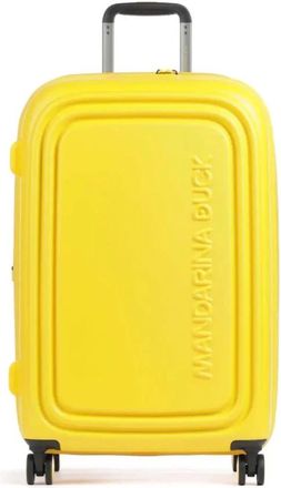 Mandarina Duck unisex, Valises, Jaune, Taille: ONE Size Logoduck+ Valise Trolley Moyenne Extensible