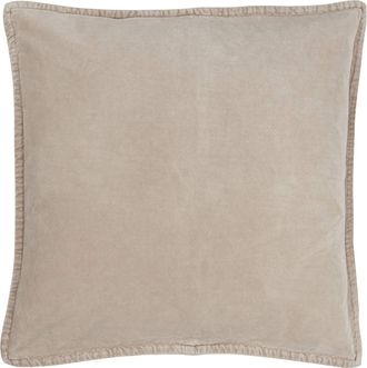 Ib Laursen Kissenbezug - Kissenhülle - Velour graunatur - Baumwolle - Samt - 50 x 50 cm