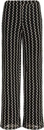 Vila Pantalon droit ray&eacute; en dentelle