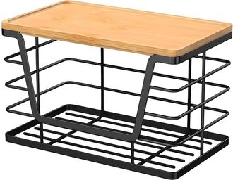 Generic W&auml;sche-Organizer aus Holz - M&uuml;llaufbewahrung, stapelbares an der Wand | Mehrfach platzsparende Dienstleistungen, kompakte T&uuml;reinheit f&uuml;r Pe K&uuml;che