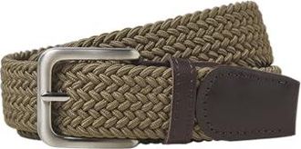 Jack & Jones Jacspring Ceinture tissée Noos, Beige, 80 cm Hommes