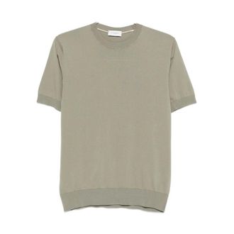 Paolo Pecora Homme, Pulls, Vert, Taille: S Tricot Ras du Cou