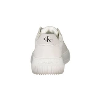 Calvin Klein Logo-Print Platform Sneaker - White