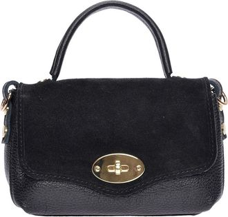 Roberta M Schwarz Rindsledertasche