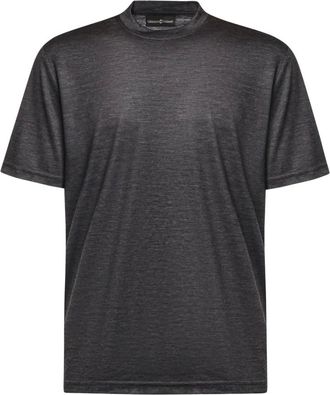 Giuliano Galiano Homme, Tops, Gris, Taille: 3XL T-Chemises