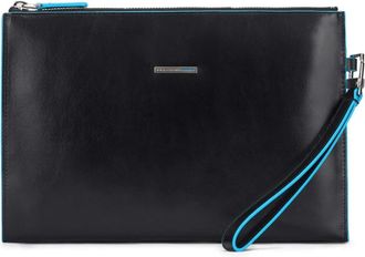 Piquadro Schmale Pochette Tasche Herren mit iPadmini-Fach - - Bags - unisex - Schwarzk - ONE SIZE