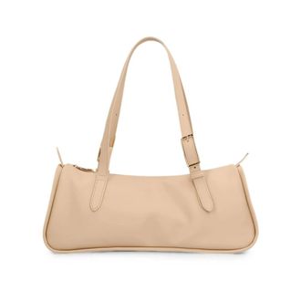 Longchamp Femme, Sacs, Beige, Taille: ONE Size Sac bandouli&egrave;re Looong L