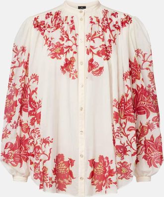 Etro Bluse aus Baumwoll-Voile