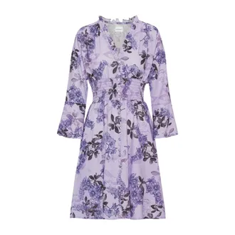 Americandreams Americandreams, Femme, Robes, Violet, Taille: 38 FR Sally Cotton Short Dress