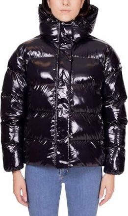 Napapijri Doudoune Femme Glane Glossy, Noir, Large