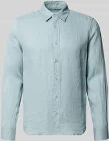 Only & Sons Regular Fit Leinenhemd mit Kentkragen Modell FLYNN