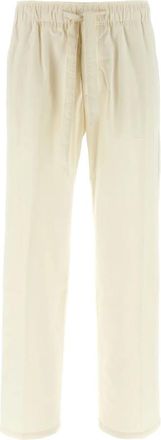 Lanvin Homme, Pantalons, Blanc, Taille: L Pantalon en coton