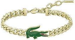 Lacoste Bracelet en chaîne pour Homme Collection ARTHOR en Acier inoxidable