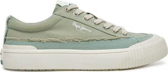 Pepe Jeans London Sneakers aus Stoff Ben Fresh W PLS31589 Grün