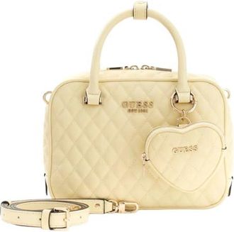 Guess sac &agrave; main sac &agrave; &eacute;paule bandouli&egrave;re Atabey Box Satchel Yellow jaune clair