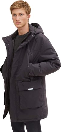 Tom Tailor Herren Artic Winterparka 1032436, 29476 - Coal Grey, XXL