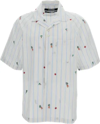 Jacquemus Homme, Chemises, Multicolore, Taille: S LA Chemise Romarin MC