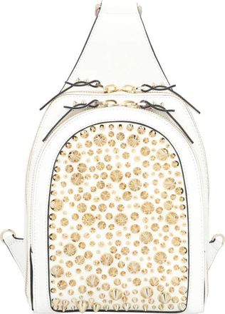 Christian Louboutin Hobo Bags - Loubifunk Crossbody Bag - Gr. unisize - in Wei&szlig; - f&uuml;r Damen