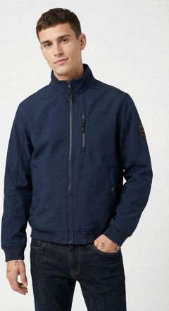 Jack & Jones Plus Size Softshelljacke JJEPARKER SOFTSHELL COLLAR BOMBER SN PLS Softshelljacke aus Polyester, PlusSize-Ausf&uuml;hrung, mit Stehkragen