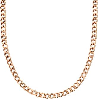 Glanzst&uuml;cke M&uuml;nchen Kette Edelstahl rosgold