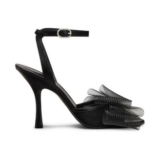 Stuart Weitzman Blushing Bow 100 Sandale - - Shoes - Damen - Schwarzk - 39 1/2 EU