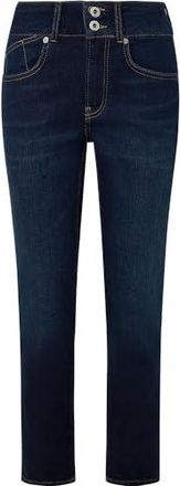 Pepe Jeans London Slim Jeans MW PL204735, Bleu (Denim-CU1), 31W / 30L Femme