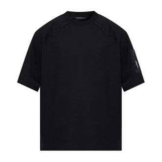 C.P. Company T-Shirt mit Applikation - - Tops - Herren - Schwarzk - M