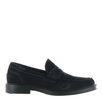 Antica Cuoieria 22937-C-Vs9.Universe Wildleder Mokassin - - Shoes - Herren - Blau - 39 EU