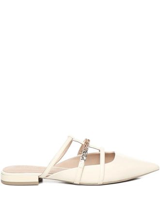 Pinko mules à bout pointu - Tons neutres