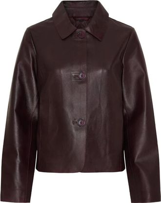 Notyz Notyz - Vestes en cuir - Femme - Vestes - Brun - Taille: 46 FR