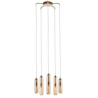 Lucande Suspension en verre à intensité variable Freylin en verre pour salon & salle à manger