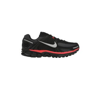 Nike Homme, Chaussures, Noir, Taille: 42 1/2 EU Baskets noires m&eacute;talliques universitaires rouges