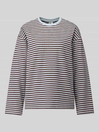 Pieces Regular Fit Langarmshirt aus Baumwoll-Mix Modell ADIE