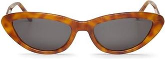 Mr.Boho Lunettes de soleil pour femme - Monture en acétate - Modèle Seongsu - Couleur cèdre - Protection UV400 Cat.3 - Design Cat-Eye avec élégance naturelle