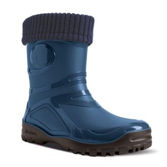 Demar Gummistiefel mit Wolle gef&uuml;ttert Young FUR-2 (39, dunkelblau)