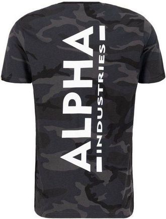 Alpha Industries T-Shirt Backprint T-Shirt Camo