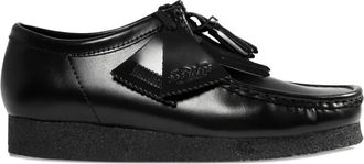 Clarks derbies en cuir à pampilles - Noir